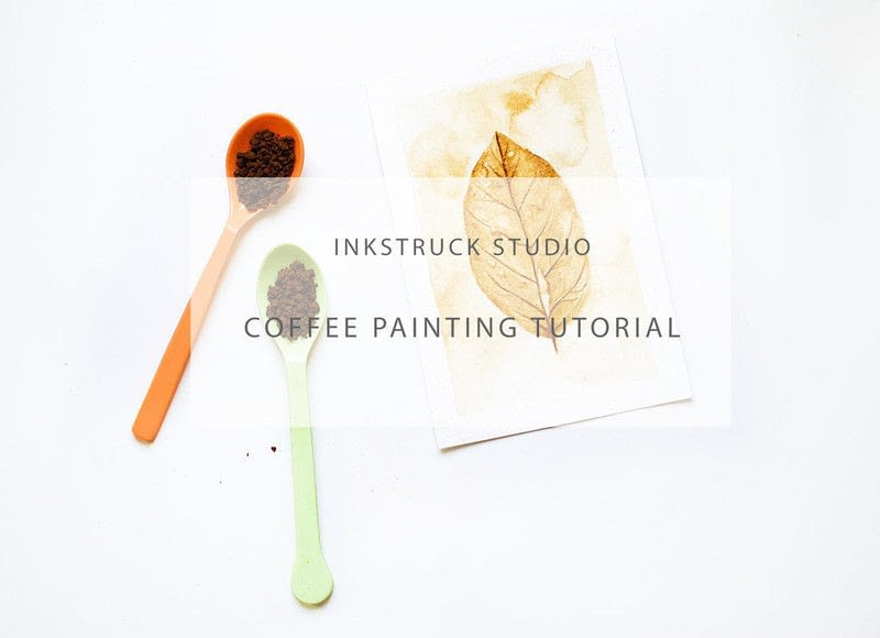 Coffee Painting Tutorial · How To Paint A Painting · Art on Cut Out + Keep