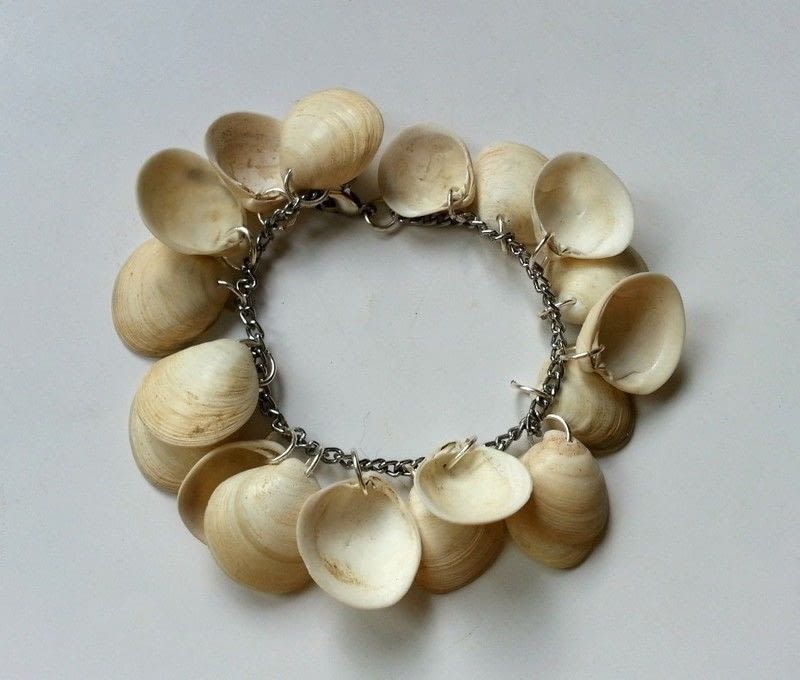 Diy Sea Shell Bracelet · How To Make A Recycled Bracelet · Jewelry on ...