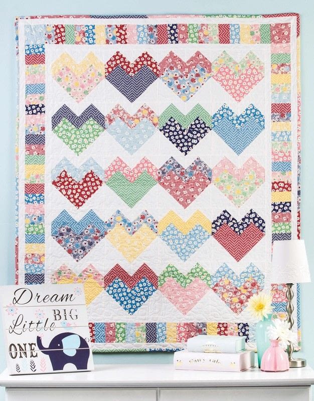 Candy Hearts · Extract from Quilts Made with Rulers by Annie's · How To ...