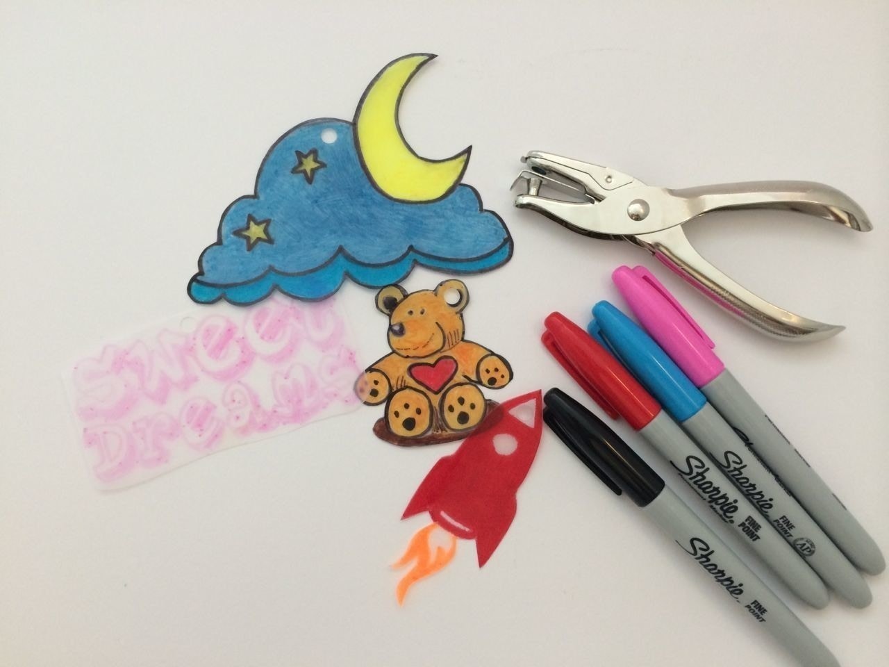 Magical Shrink Plastic How To Make A Shrink Plastic Charm Art On 