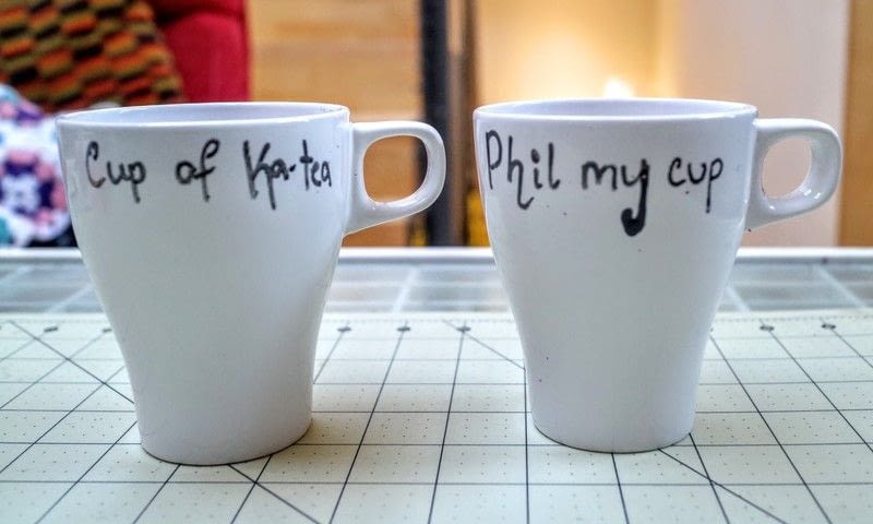 Custom Mugs · How To Make A Cup / Mug · Decorating on Cut Out + Keep