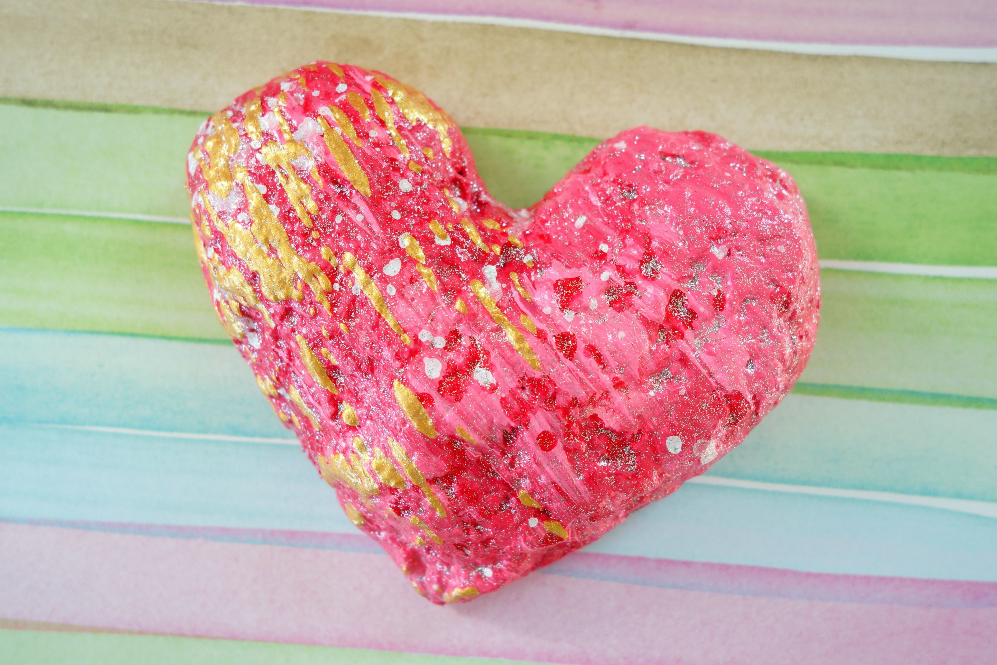 Paper Mache Heart How To Make A Papier Mache Model Art On Cut Out 