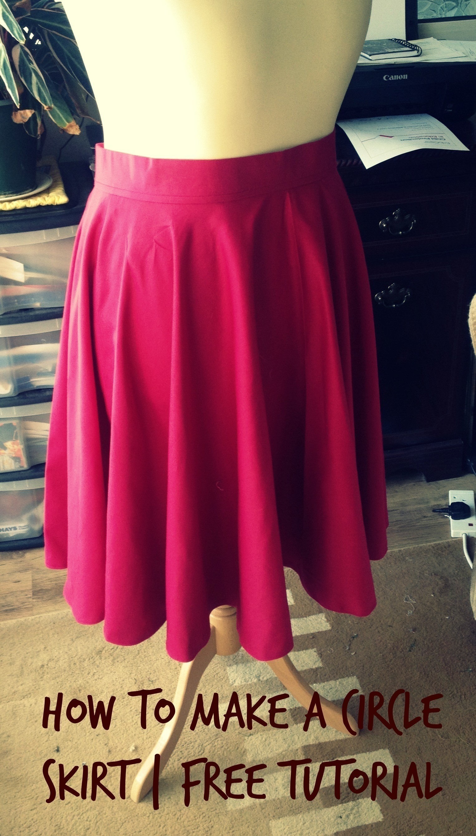 How To Make A Circle Skirt How To Make A Circle Skirt Sewing On Cut