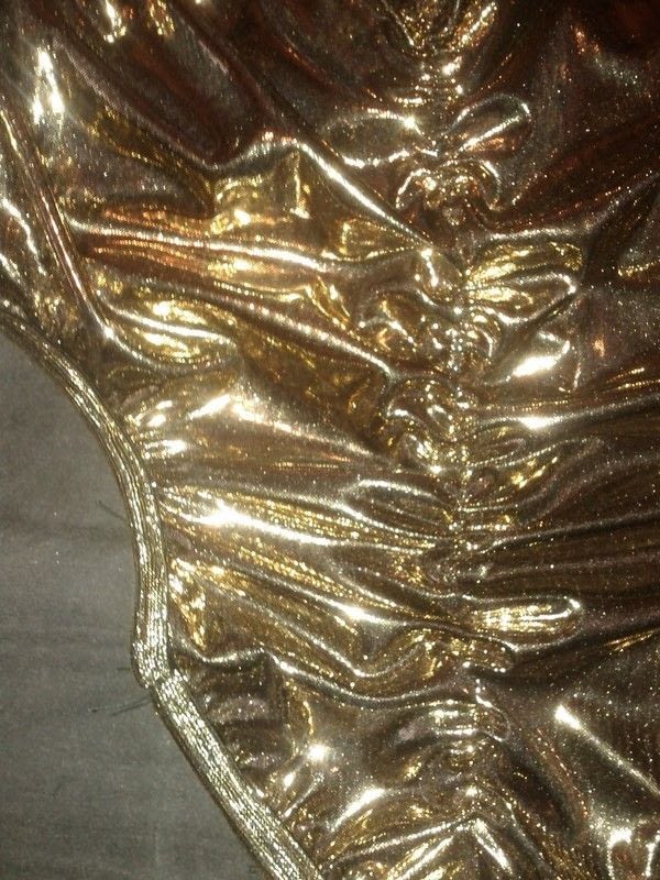 Gold Lame' Long Sleeve Bodysuit. · A Shirt · Sewing on Cut Out + Keep