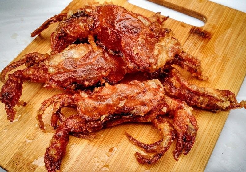 Soft Shell Crab Appetizer · How To Cook A Crab · Recipes on Cut Out + Keep