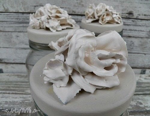 Plaster Of Paris Flowers · How To Mold A Clay Flower · Art on Cut Out ...