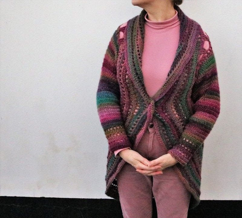 Circle Jacket · A Knit Or Crochet Sweaters · Yarncraft on Cut Out + Keep