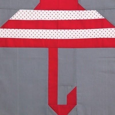 Umbrella Quilt Block · How To Make A Patchwork Quilt · Sewing on Cut Out + Keep