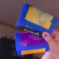 DIY Tetra Pak Wallet · How To Make A Carton Purse · Sewing on Cut Out ...