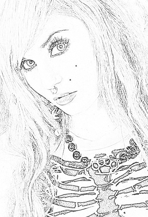 Amature Self Portrait How To Create A Portrait Drawing On Cut Out 