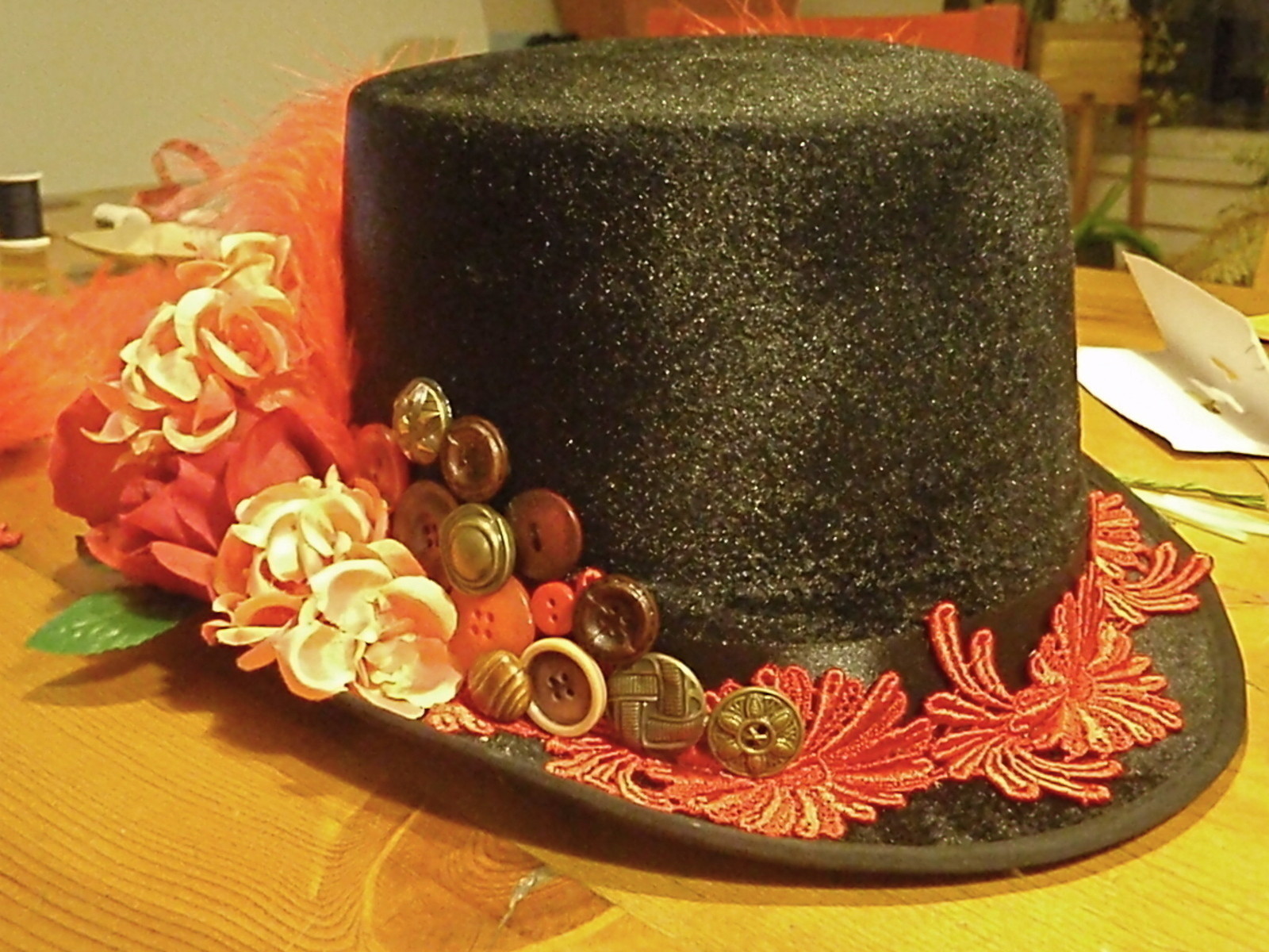 Steampunk Top Hat How To Make A Top Hat Embellishing On Cut Out Keep