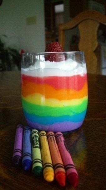 Rainbow Yogurt · A Yogurt · Cooking on Cut Out + Keep · Creation by