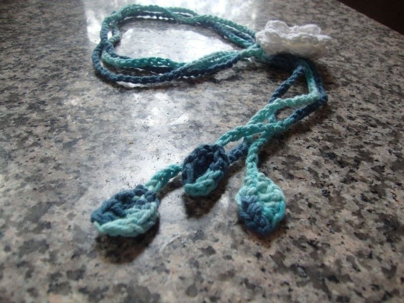 Crochet Neck Garland · A Knit Or Crochet Necklace · Crochet on Cut Out ...