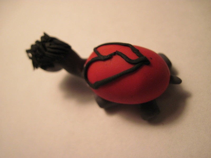 Yertle The Emo, Valentines Day, Turtle. · A Clay Character · Molding on ...