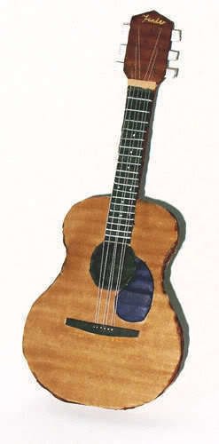 Cardboard Guitar · A Guitar · Construction and Sewing on Cut Out + Keep