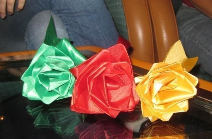 Easy Silk Roses · How To Sew A Fabric Flower Brooches · Jewelry Making ...