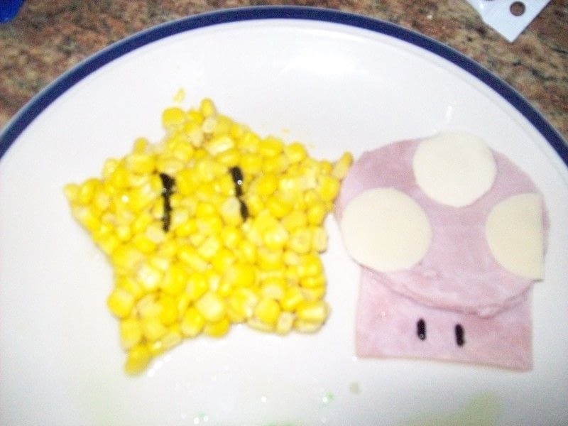 Super Mario Dinner · A Vegetable Dish · Cooking on Cut Out + Keep