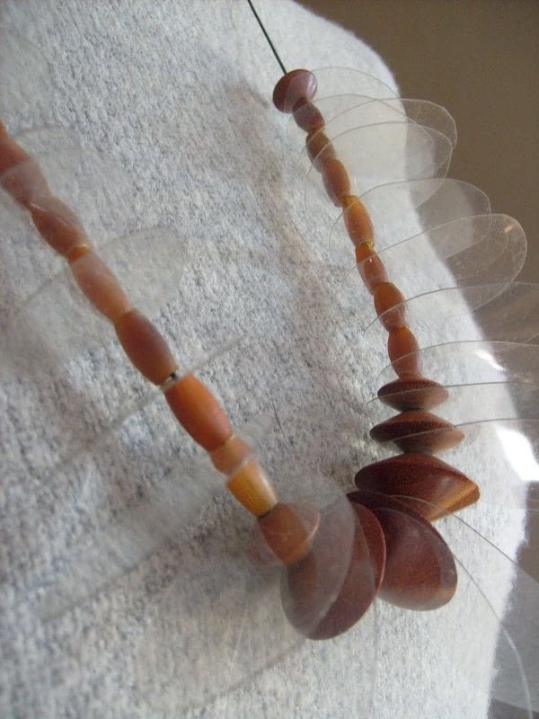 Recycled Plastic Necklace · How To Make A Plastic Necklace · Jewelry ...