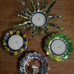 How To Make Candle Stand From Waste Plastic Bottle... · How To Make A ...