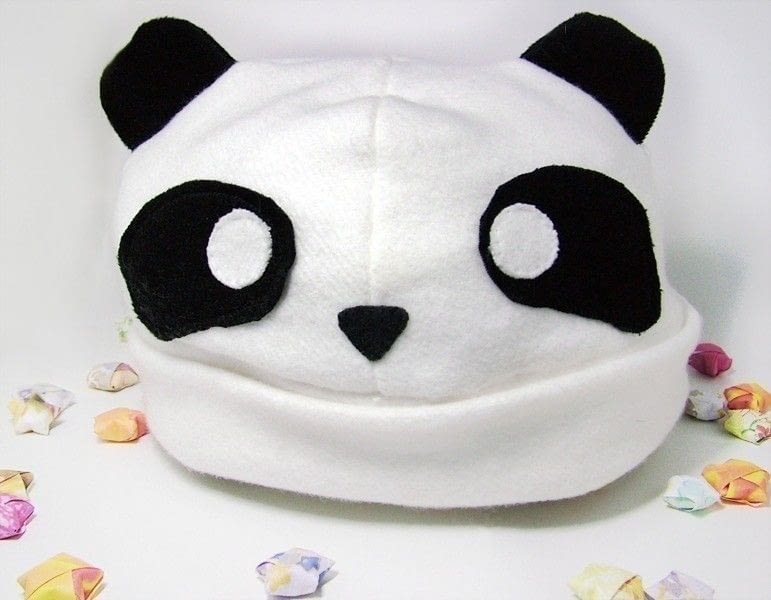 Fleece Panda Hat · An Animal Hat · Sewing on Cut Out + Keep · Creation ...