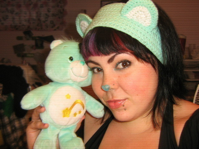 Care Bear Headband An Ear Horn Crochet On Cut Out Keep 