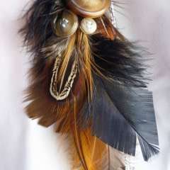 Feather & Rope Necklace · How To Make A Feather Necklace · Braiding and ...