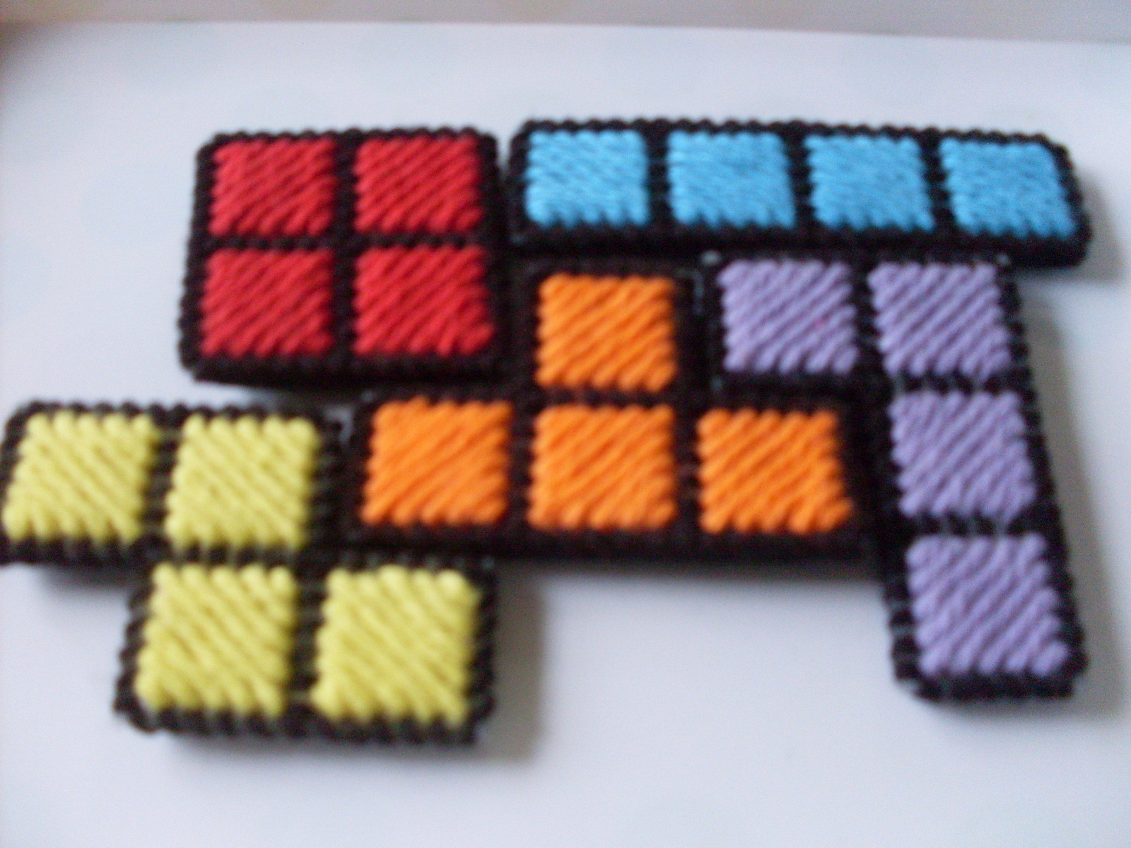 Tetris Keychain · A Stitched Charm · Needlework on Cut Out + Keep ...