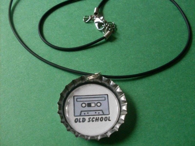 Bottle Cap Necklace · A Bottle Cap Pendant · Jewelry Making on Cut Out ...