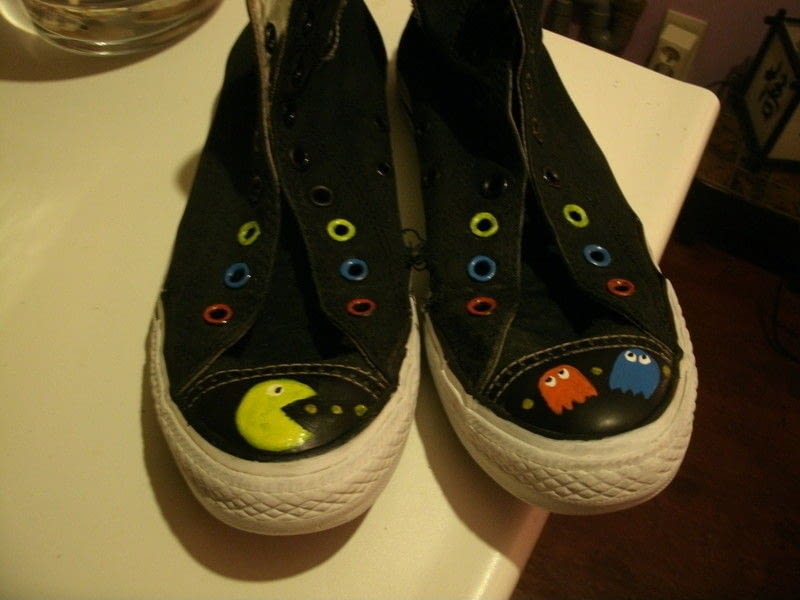Pacman Allstars · A Pair Of Character Shoes · Decorating on Cut Out + Keep