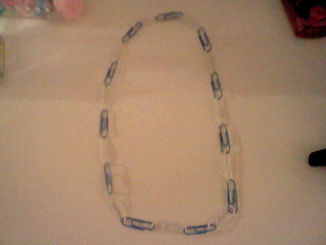 Paper Clip Necklace · How To Make A Paperclip Necklace · Jewelry Making ...