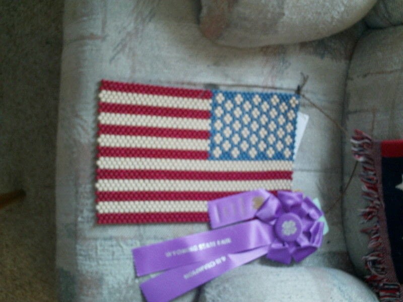 Beaded American Flag · How To Bead A Picture · Beadwork on Cut Out + Keep