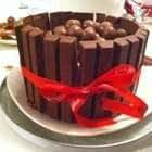 Kit Kat Cake · How To Bake A Candy Barrel Cake · Food Decoration on Cut ...