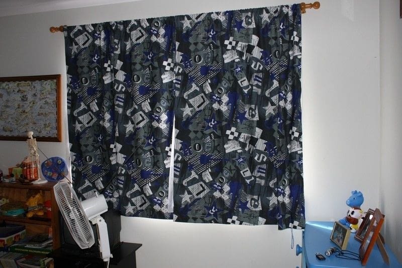 Rock N Roll Curtains · A Curtain/Blinds · Sewing on Cut Out + Keep