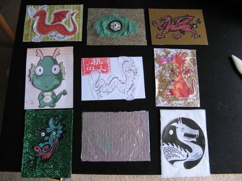 Atc Backs · How To Make An Artist Trading Card · Collage on Cut Out + Keep