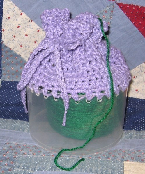 Cute, Cozy Crochet Yarn Caddy · How To Make A Craft Organizers ...