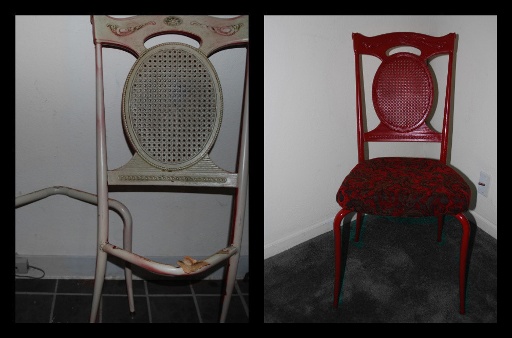 Dumpster Chair Makeover · How To Make A Chair · No-Sew, Paper Folding ...