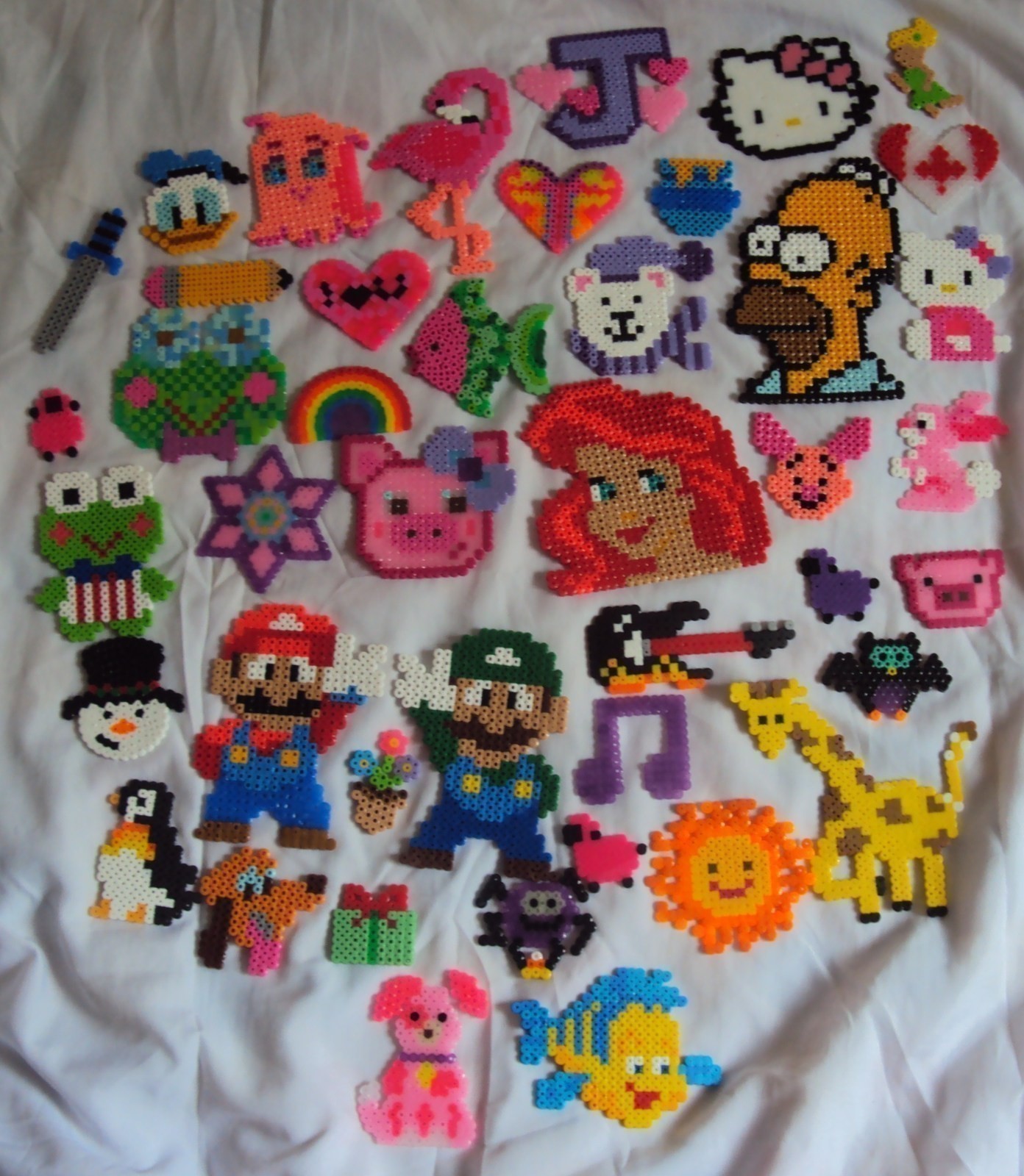 Perler Beads A Pegboard Bead Charm Pegboard On Cut Out Keep 