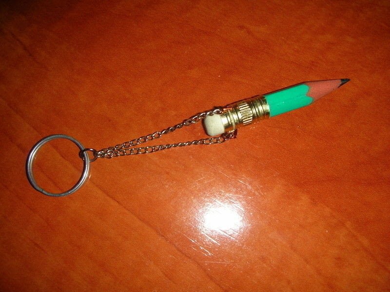 Pencil Keychain (2) · How To Make A Recycled Charm · Jewelry Making on ...