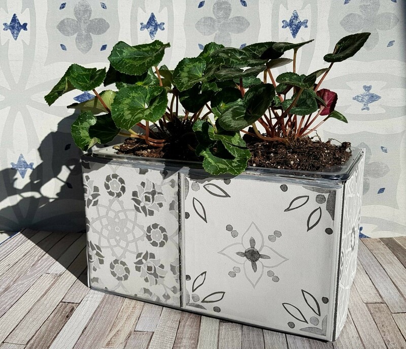 A Planter Made From Recycled Materials · How To Make A Paper Planter ...