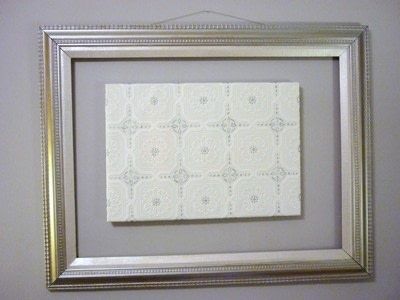Easy Silver Frame And Wall Art Project · How To Make A Framed ...