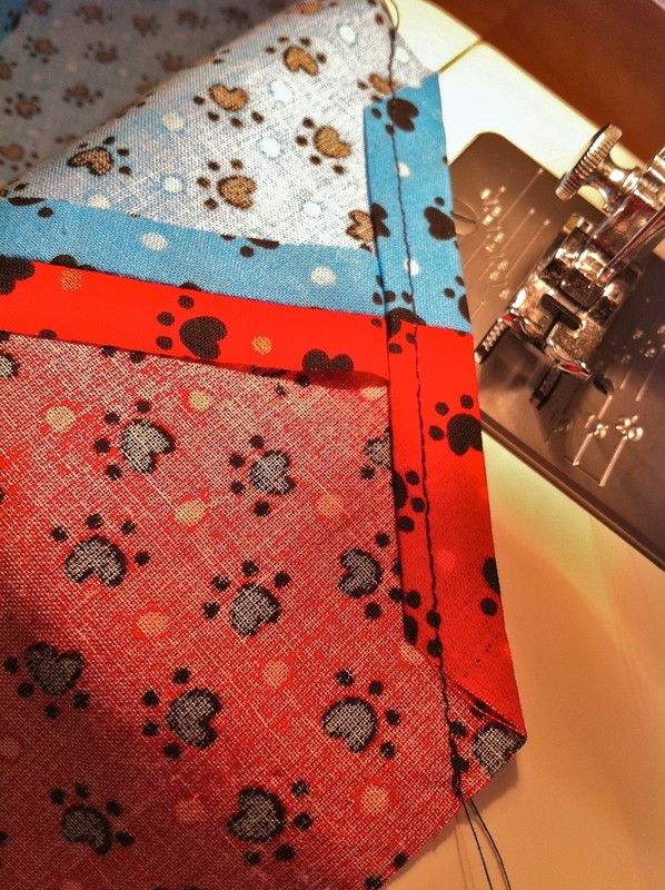 Reversible Over The Collar Dog Bandana How To Make A Bandana Sewing 