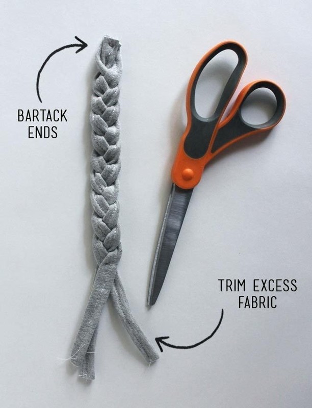 Diy Braided Fabric Bracelet How To Make A Braided Fabric Bracelet 