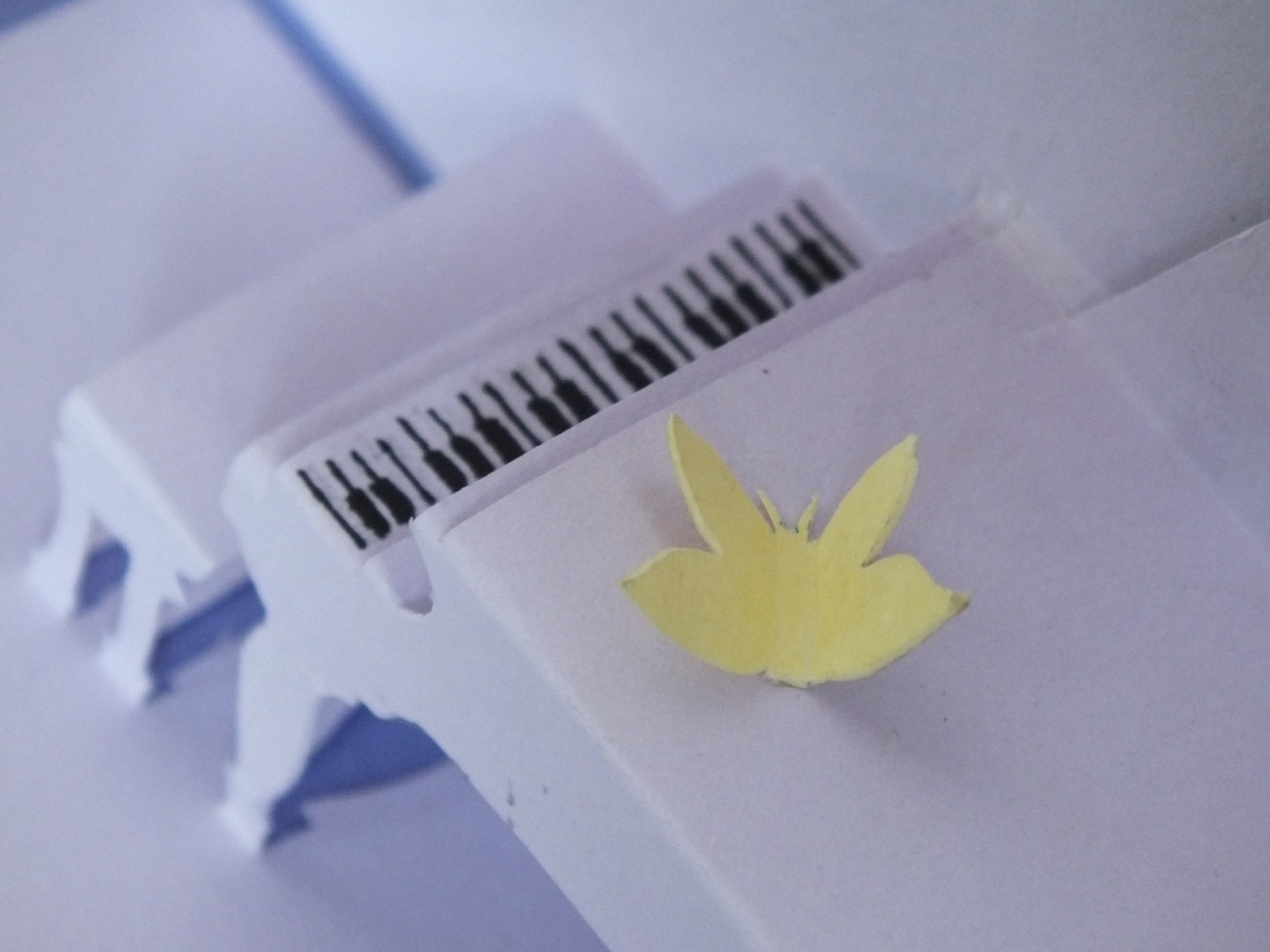 How To Make A Paper Pop Up Piano