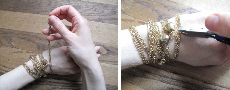 Multi Wrap Chain Bracelet · How To Make A Chain Bracelet · Jewelry on ...