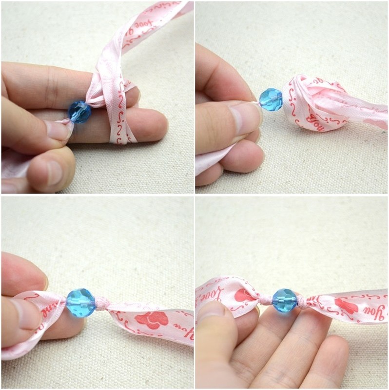 How To Make A Bracelet With Ribbon And Beads How To Make A Beaded Bracelet Jewelry On Cut 