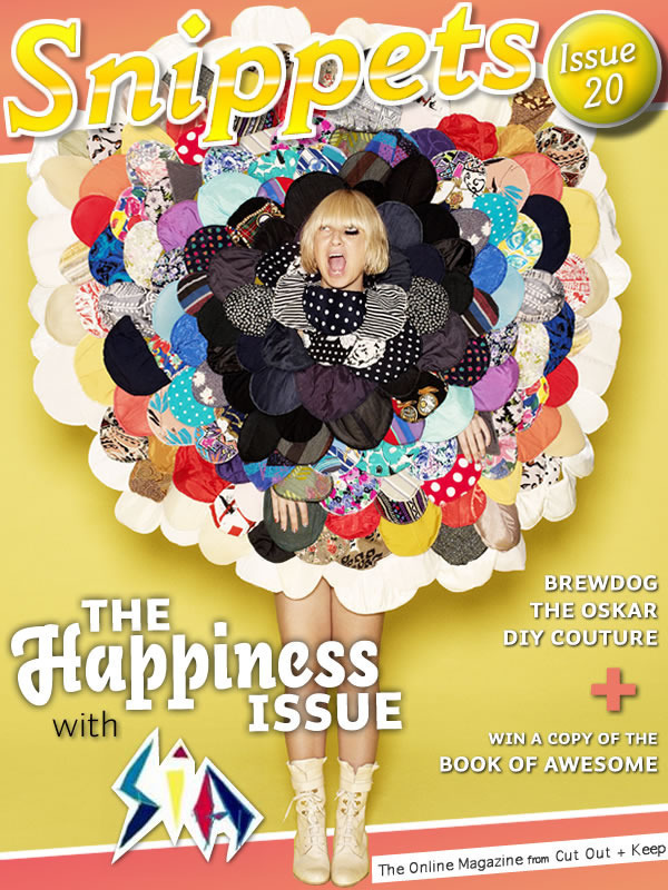Snippets Zine · Issue 20 - The Happiness Issue · Cut Out + Keep